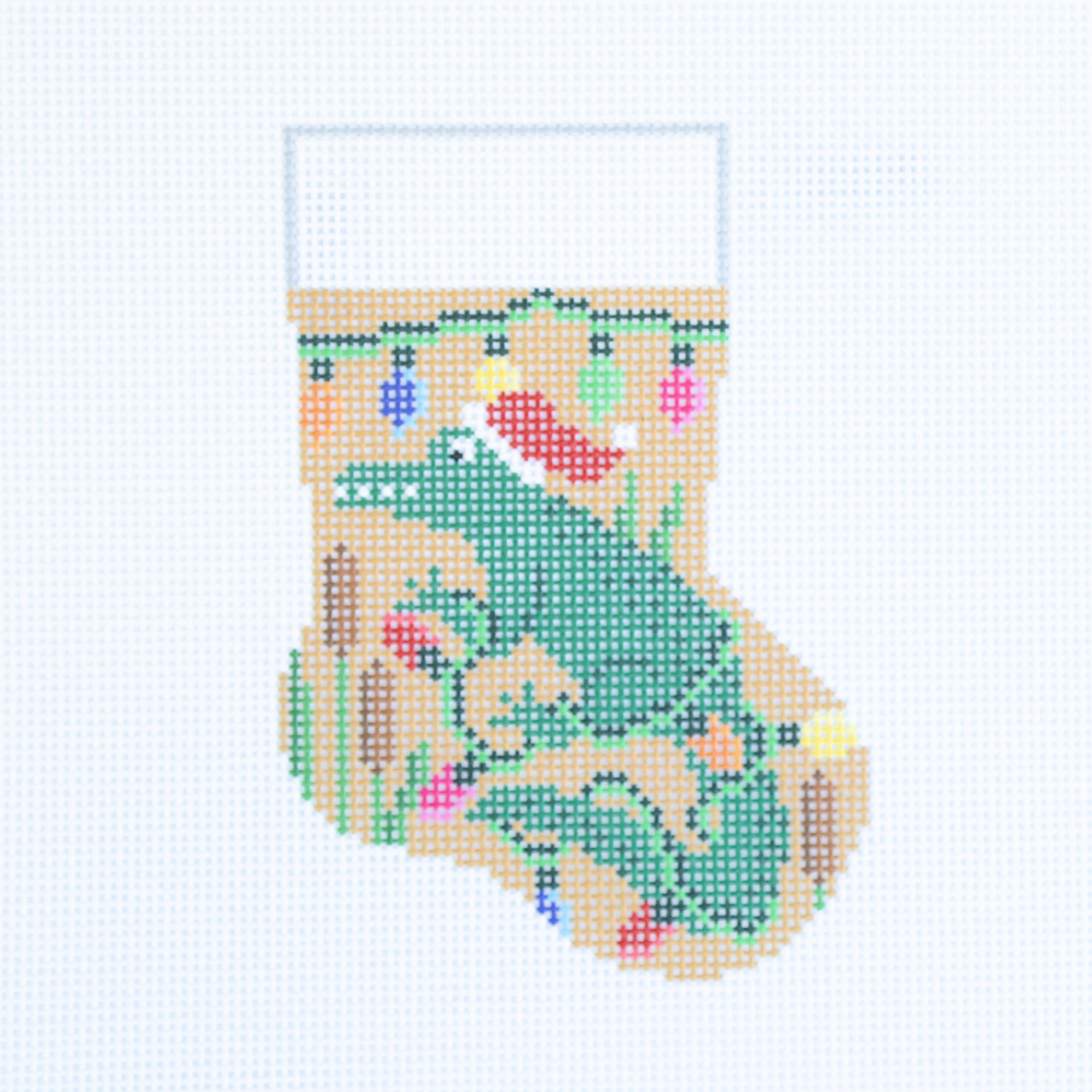 Christmas Mini Stocking Alligator – Needle NOLA