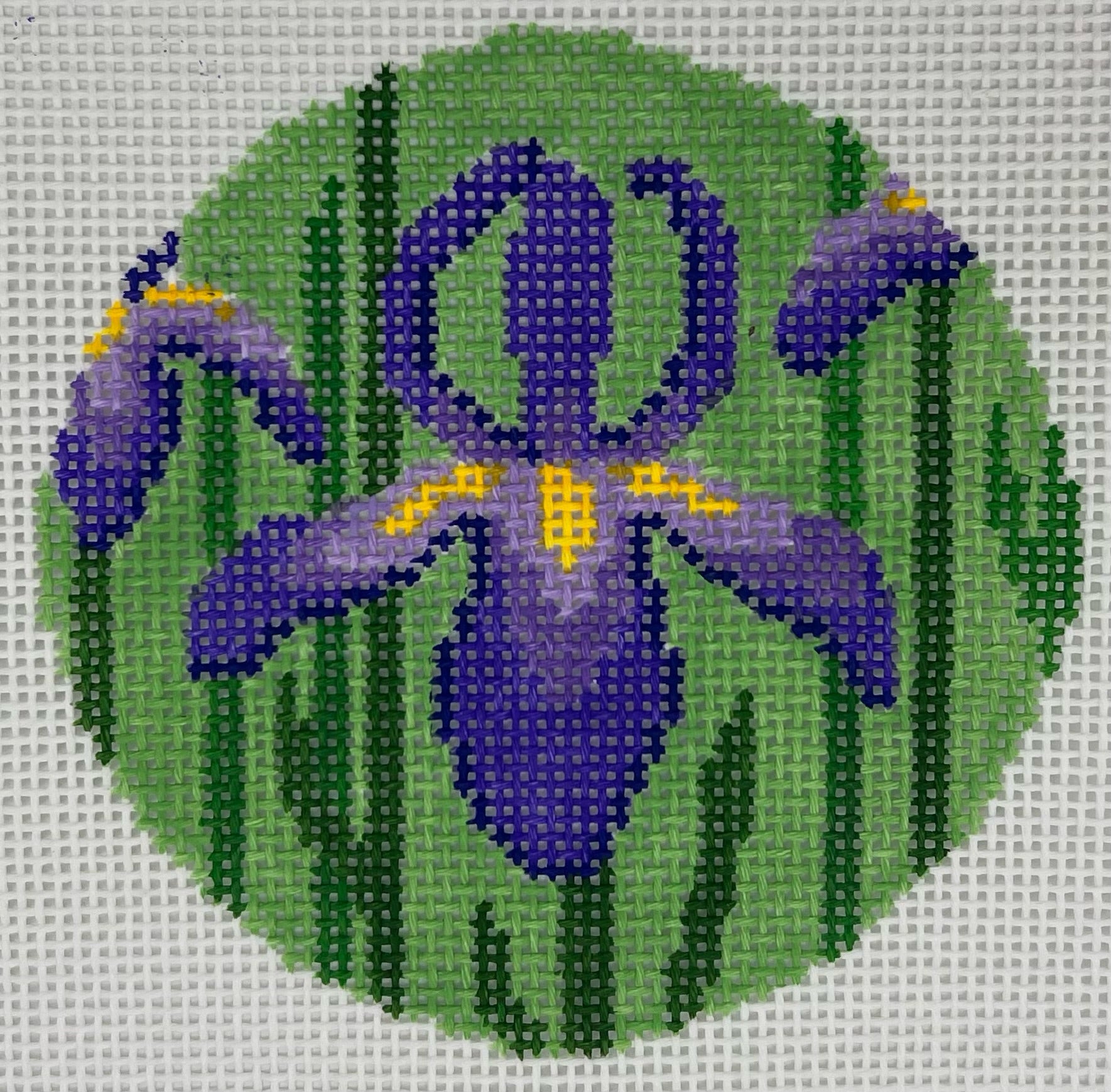 Iris Needlepoint Canvas – Needle NOLA