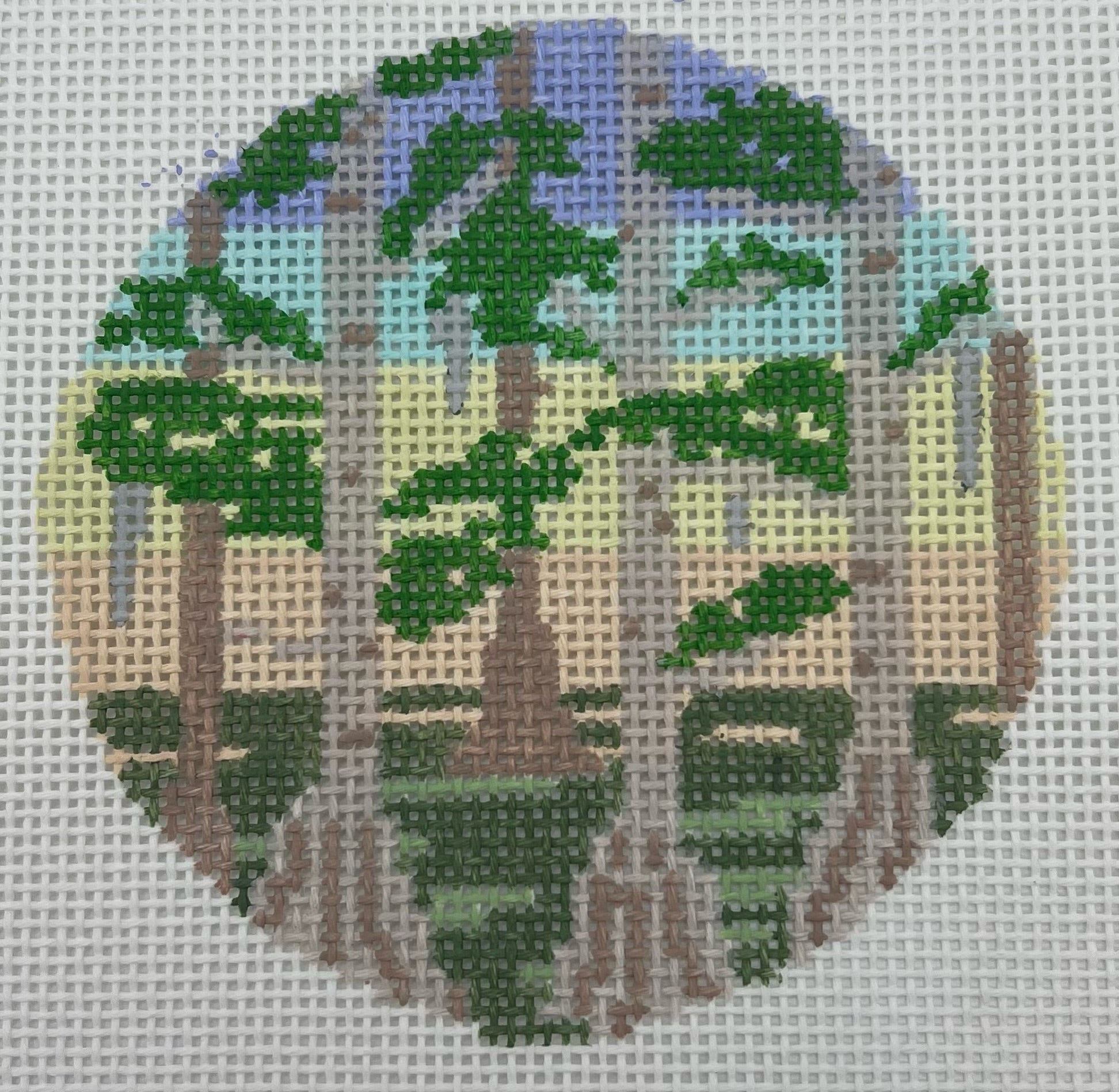 Cypress Trees Needlepoint Canvas – Needle NOLA