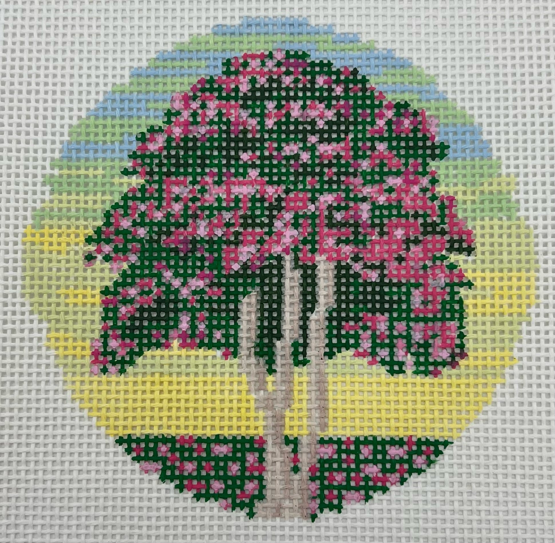 Crepe Myrtle Needlepoint Canvas – Needle NOLA