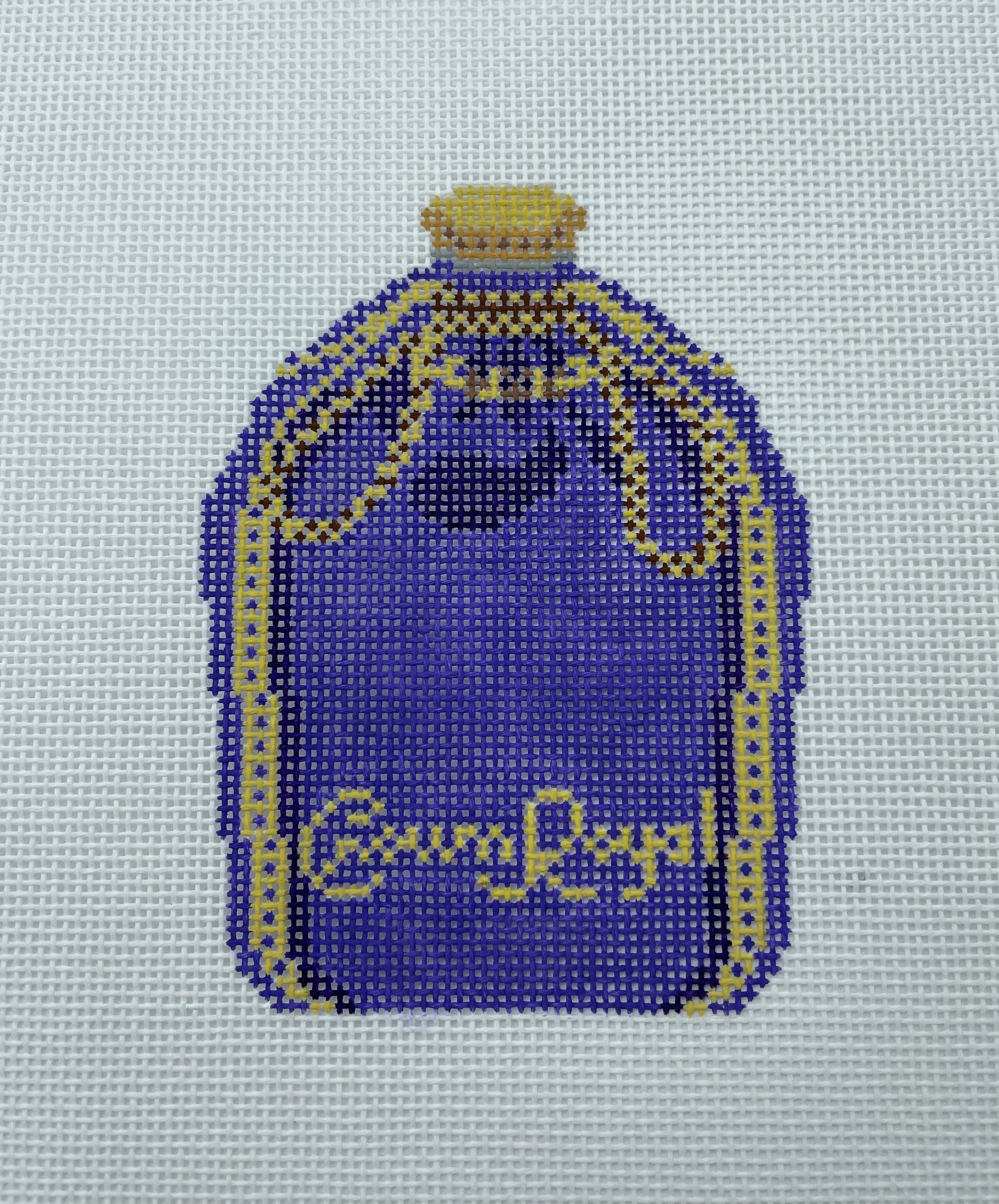 Crown Royal Needlepoint Ornament – Needle NOLA