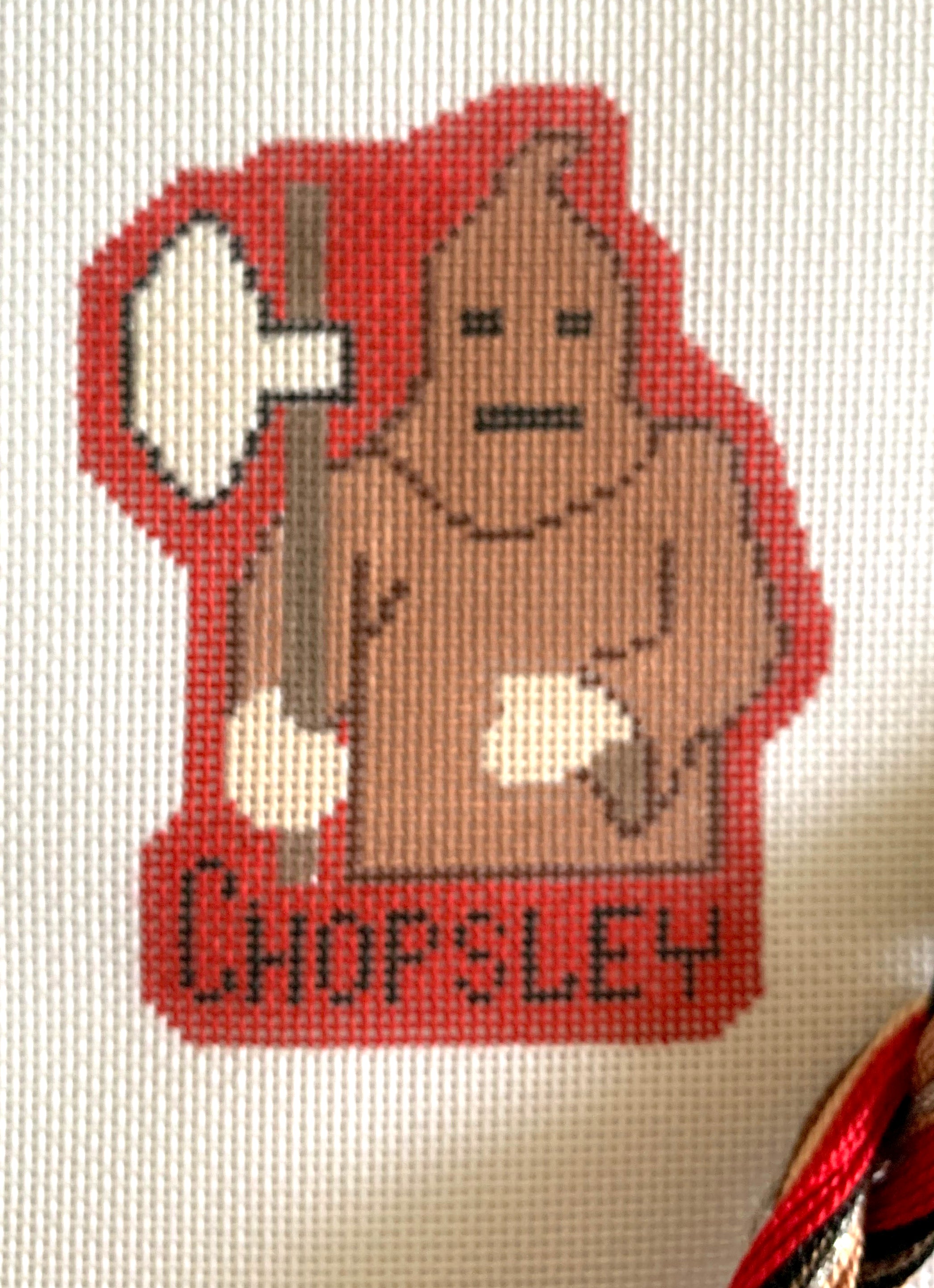 Chopsley Needlepoint Ornament – Needle NOLA